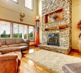 How To Install A Mantel On Uneven Stone | Upgradedhome.com